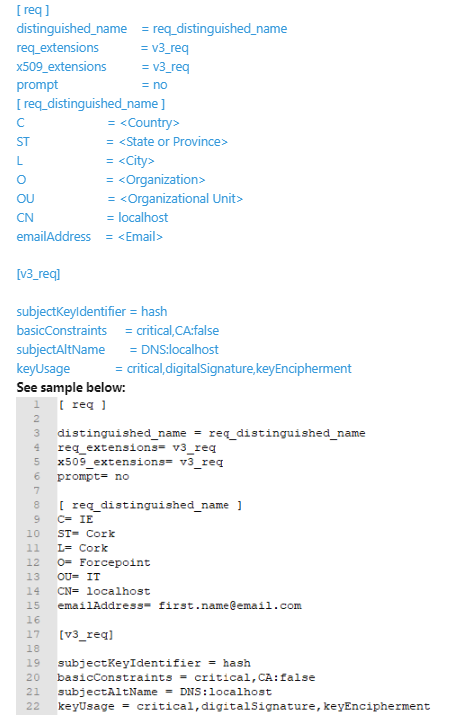 Creating the Endpoint SSL Identity